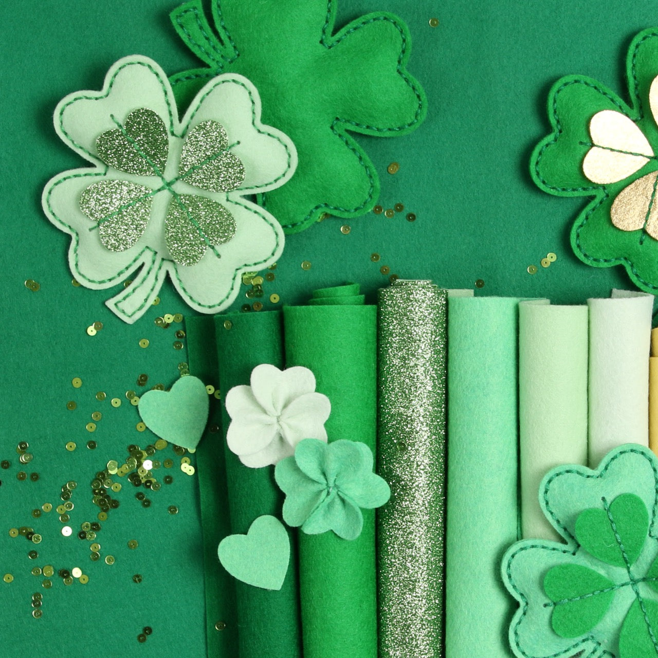 Stitchable Clover, Deep Etch Die – Benzie Design