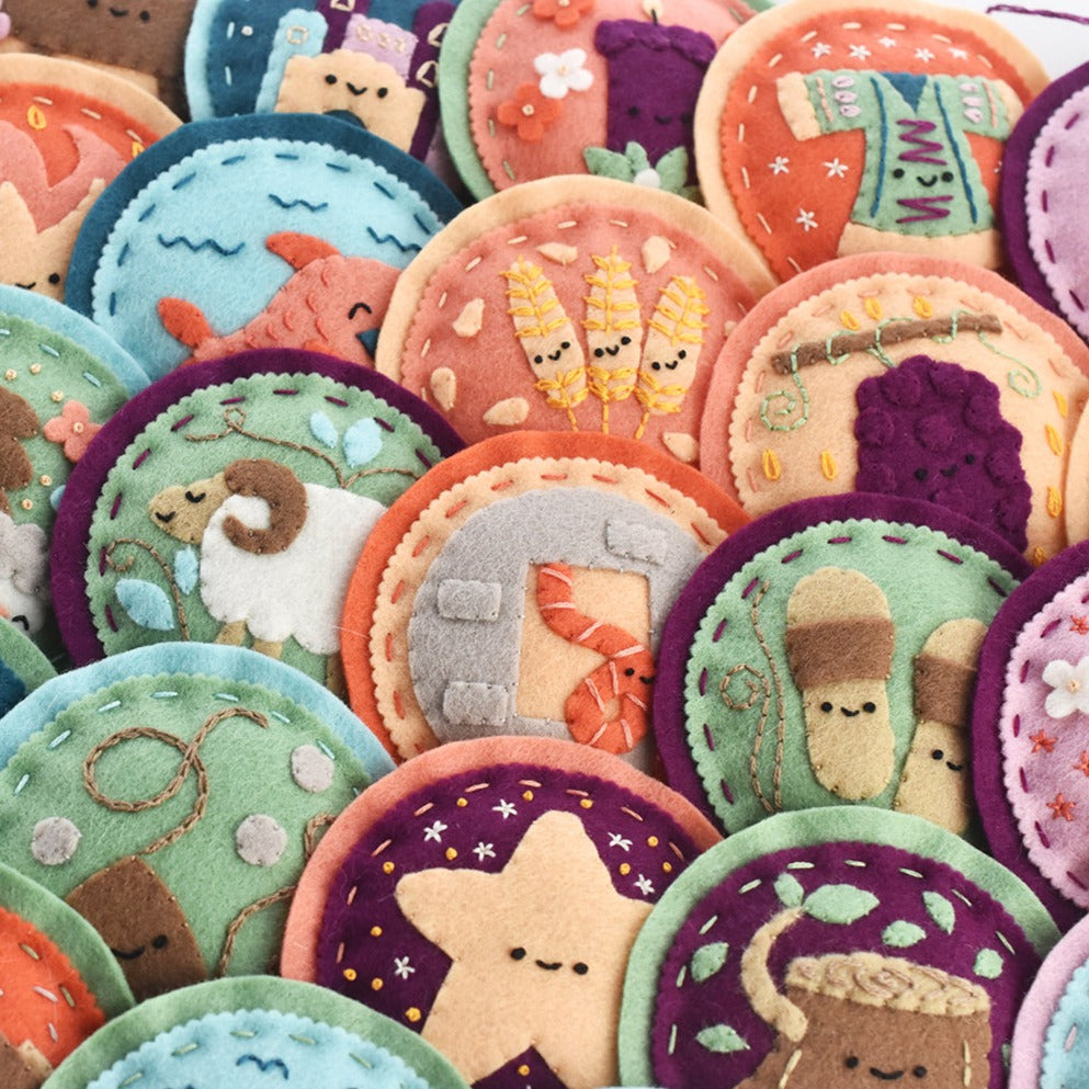 Jesse Tree Felt Ornaments Pattern – Benzie Design