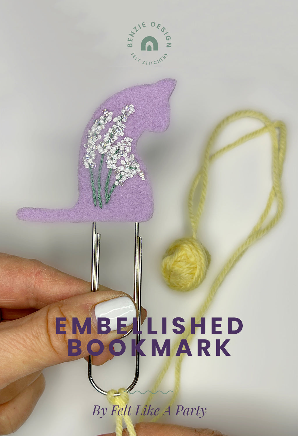 Embellished Bookmark Tutorial – Benzie Design