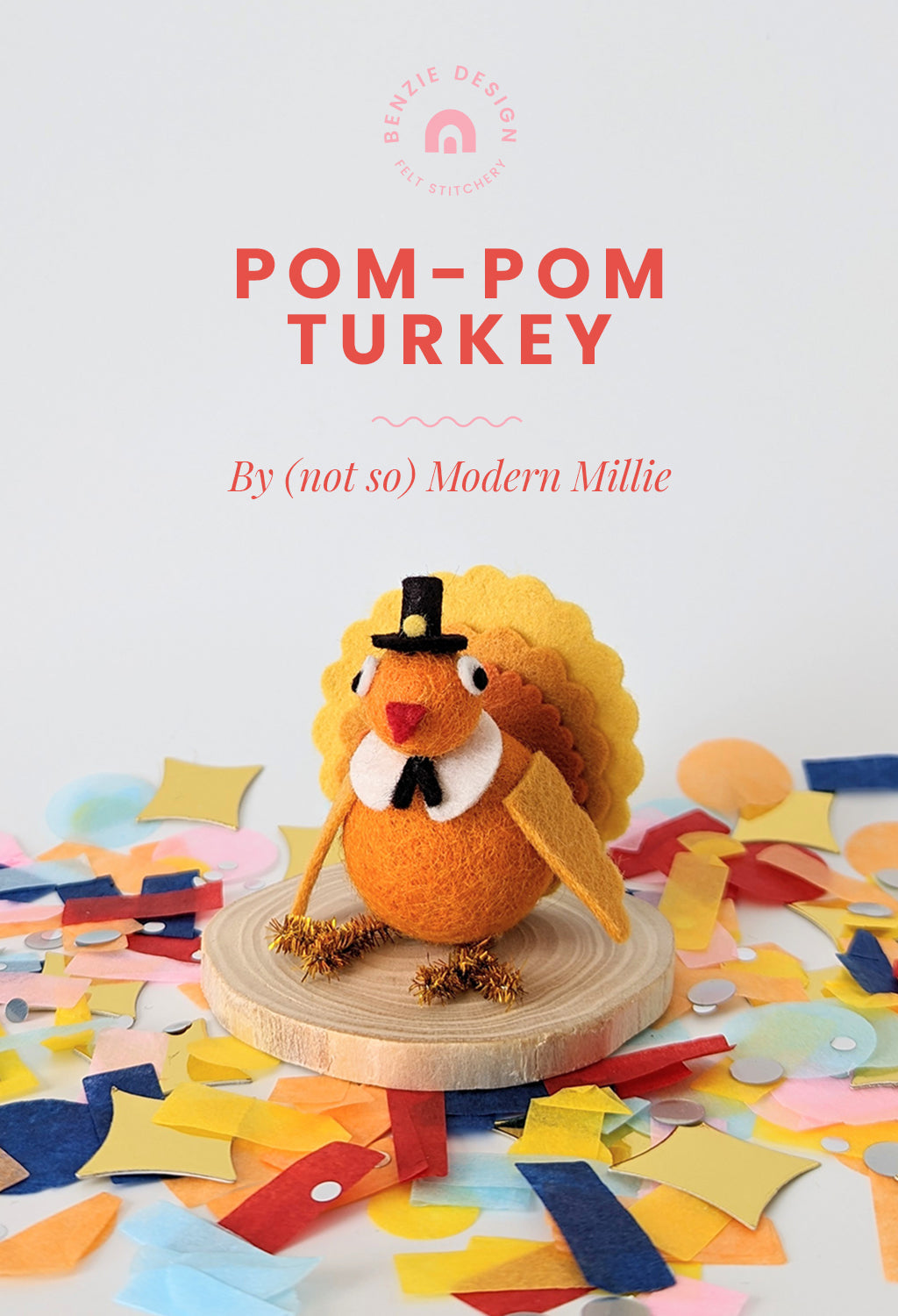 Pom-pom Turkey Tutorial – Benzie Design