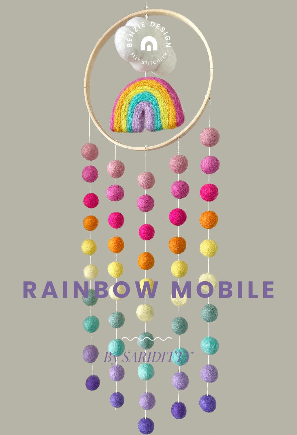 Rainbow Mobile DIY – Benzie Design
