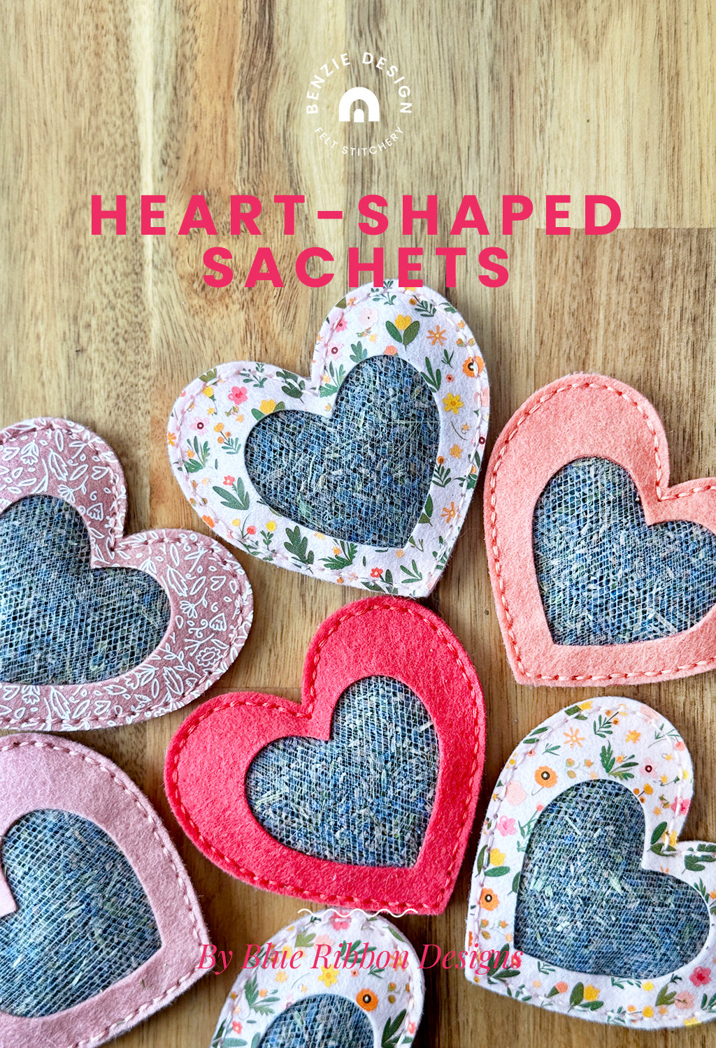 Heart-shaped Sachets – Benzie Design