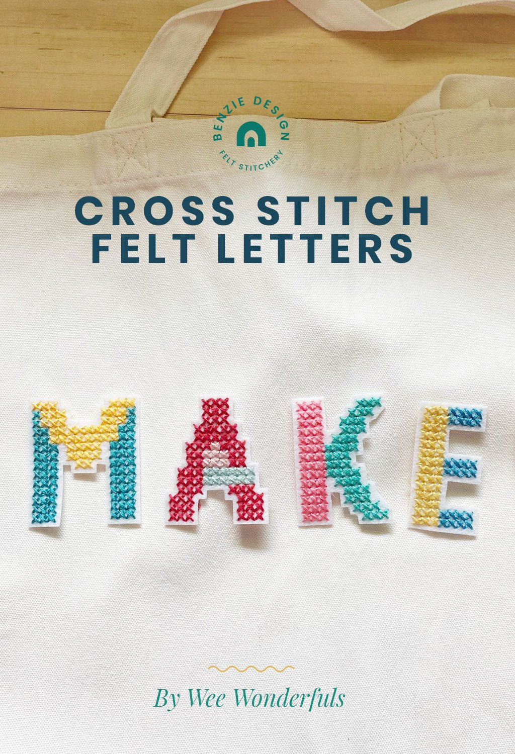 Cross Stitched Letters – Benzie Design