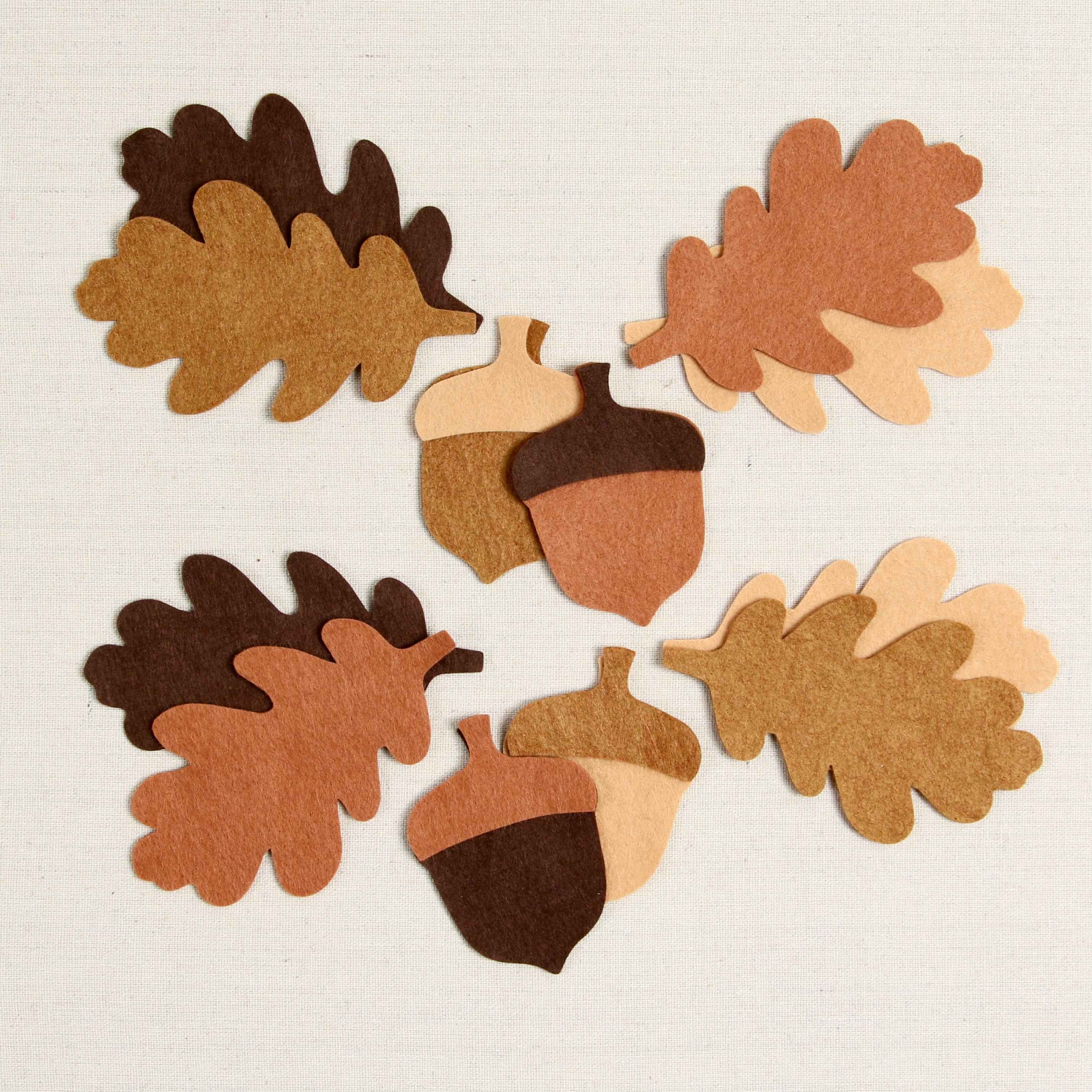 Acorn + Oak Felt-fetti – Benzie Design