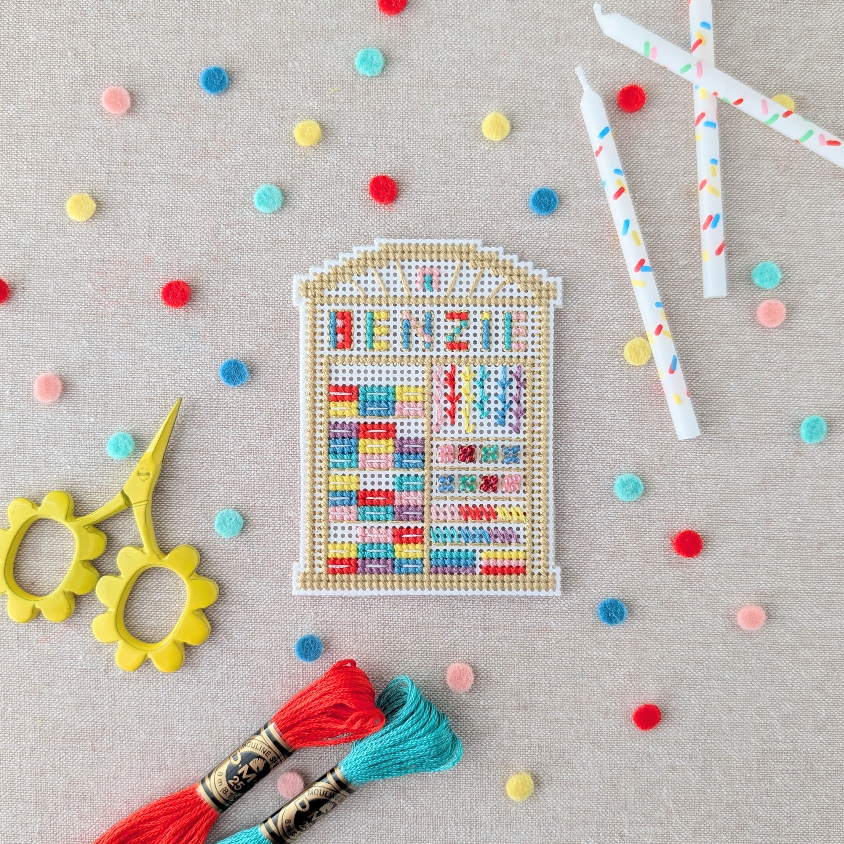 Benzie Anniversary Cross Stitch Kit – Benzie Design