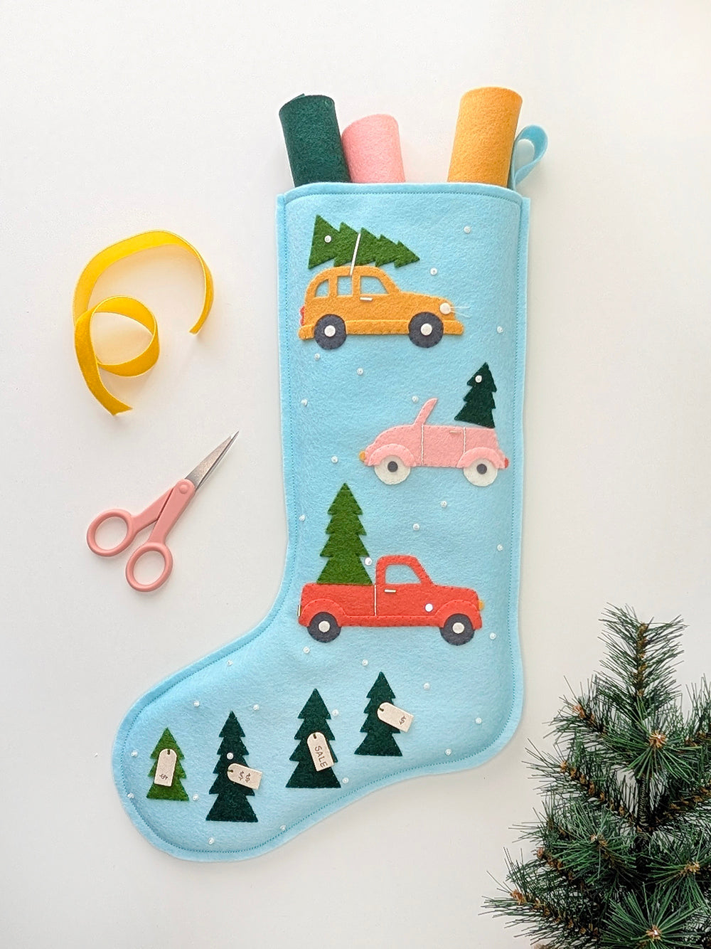Tree Farm Stocking Pattern – Benzie Design