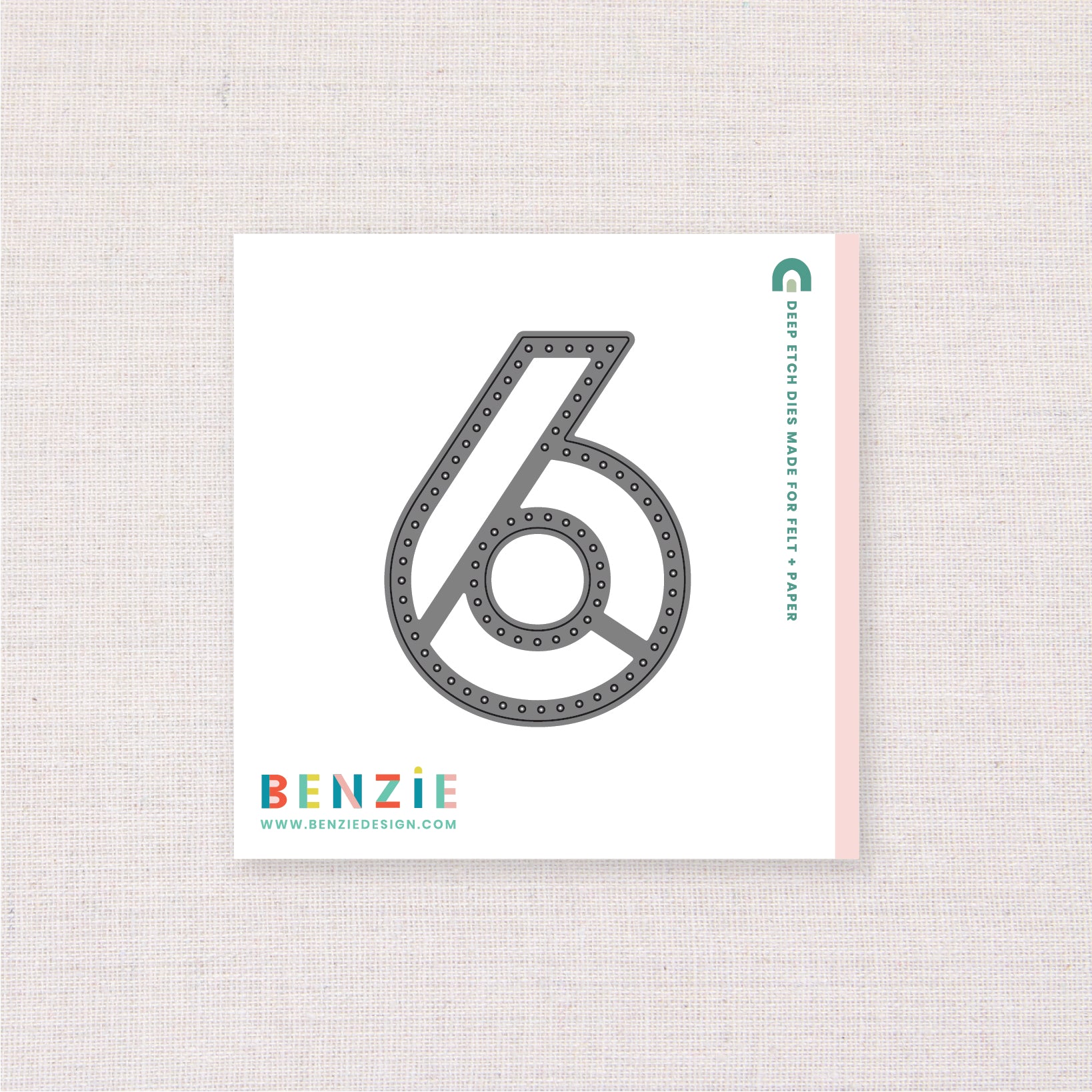 Stitchable Number 6/9, Deep Etch Die – Benzie Design
