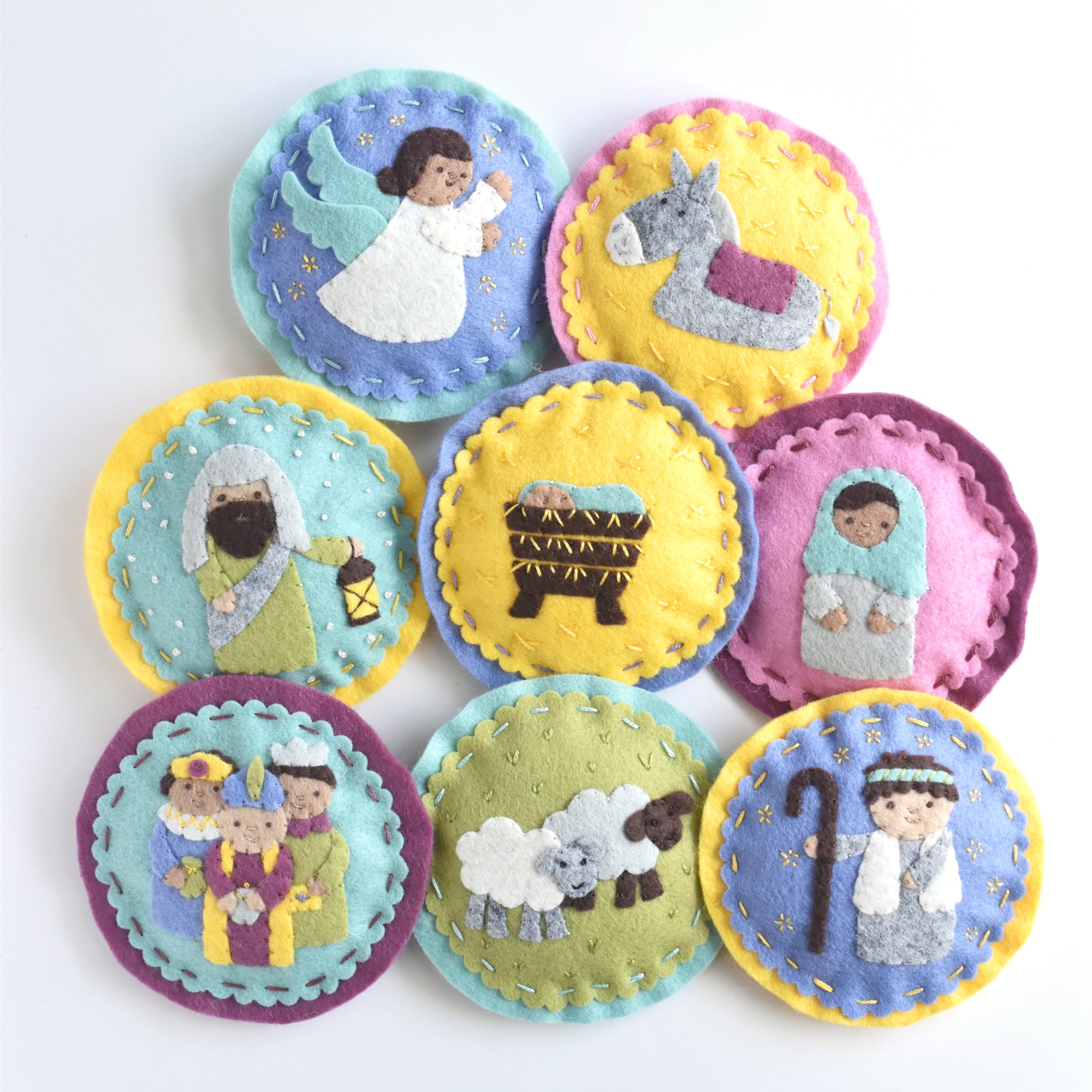 Nativity Felt Ornaments Pattern – Benzie Design
