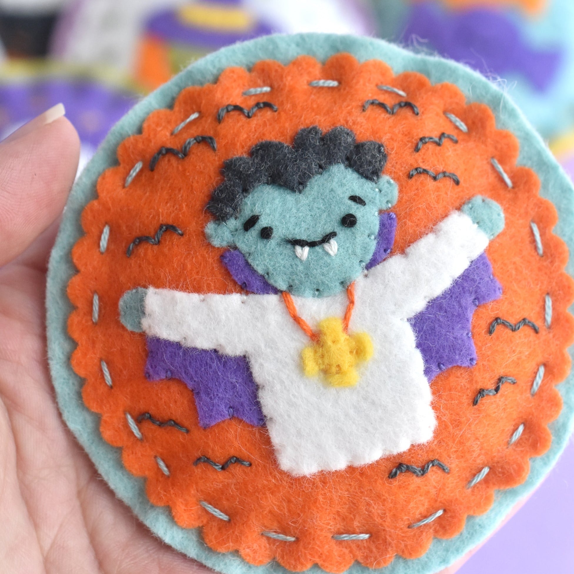 Not-So-Spooky Felt Ornaments Pattern – Benzie Design