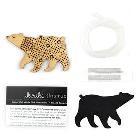 Bear, Stitched Ornament Kit – Benzie Design