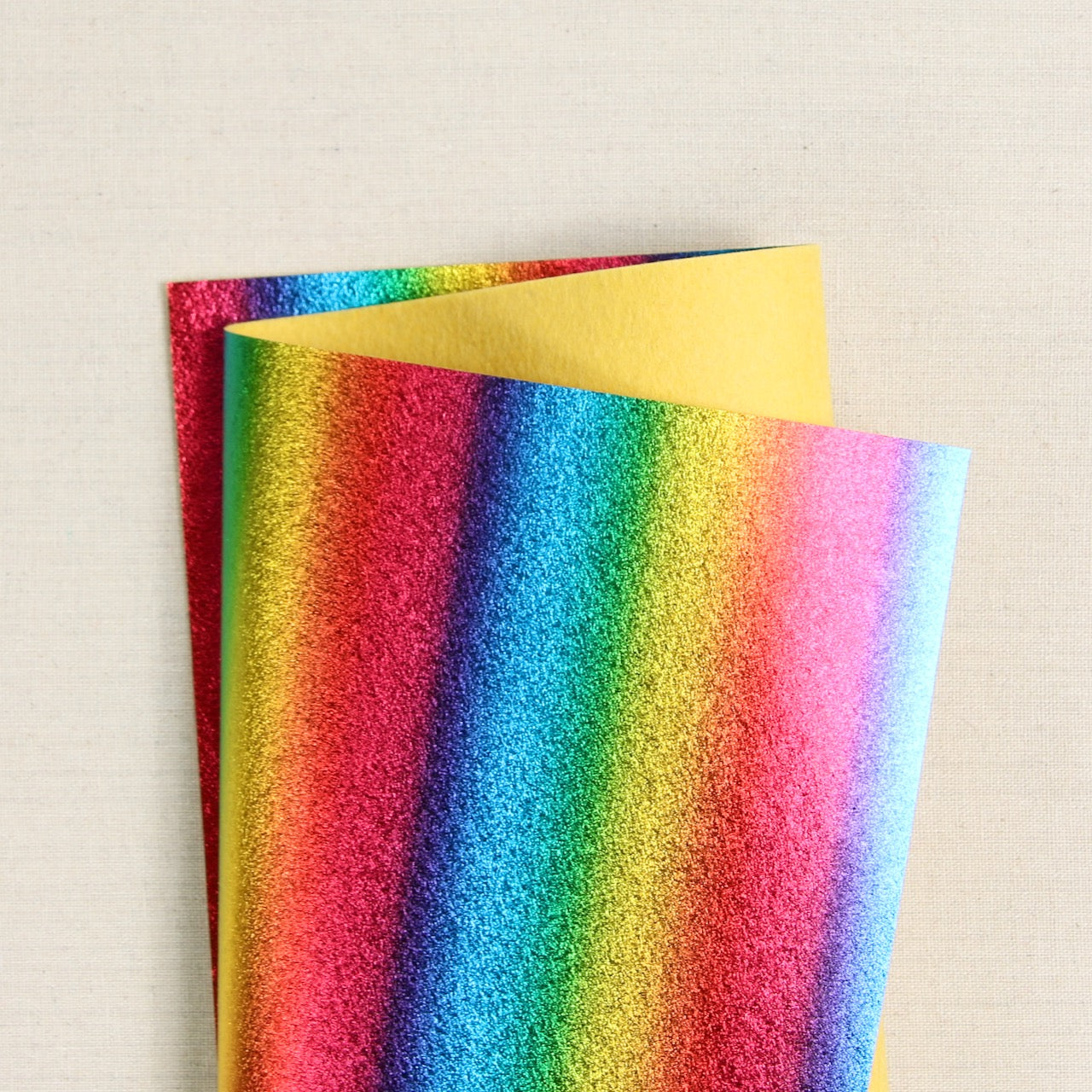 Rainbow Metallic Felt – Benzie Design