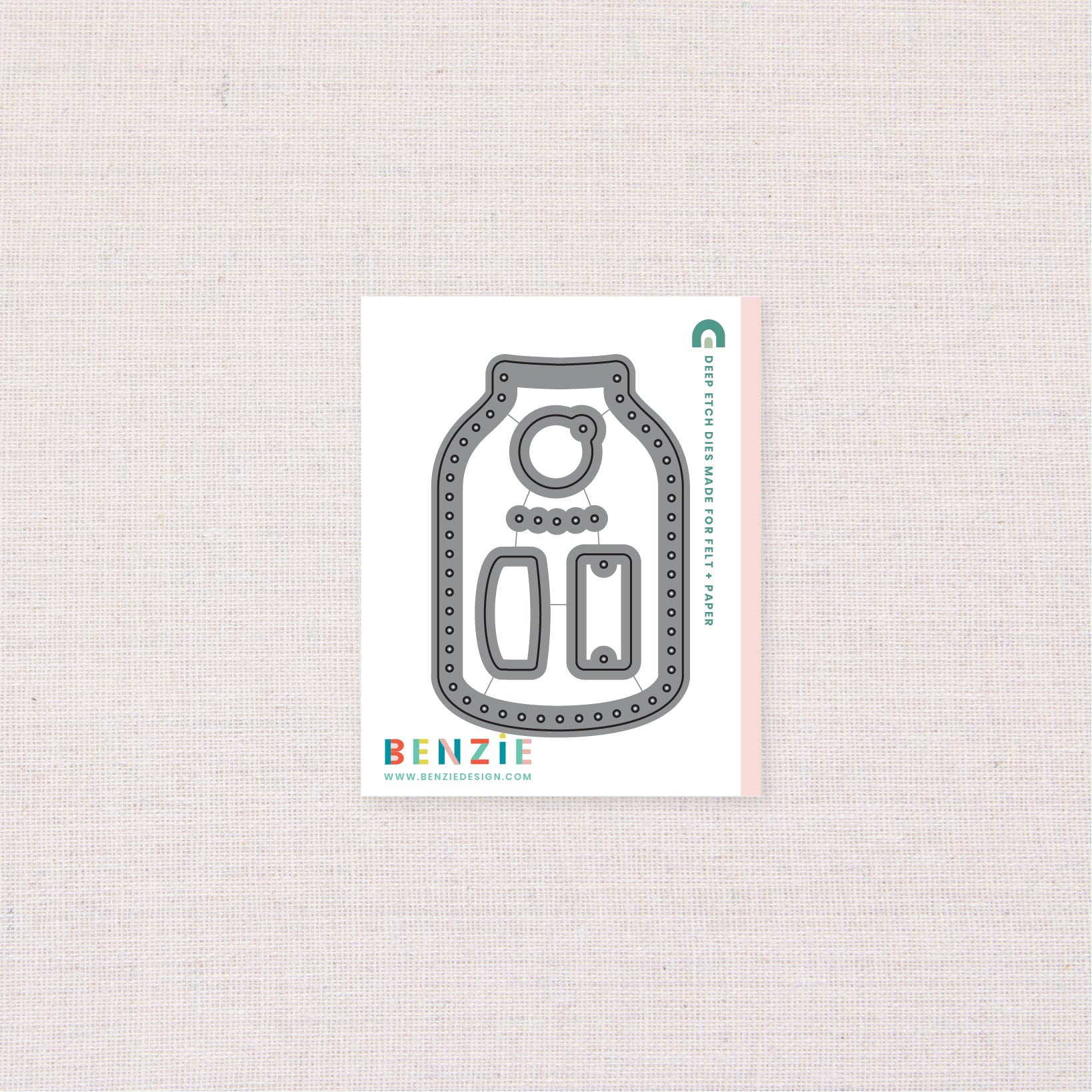 Stitchable Jar, Deep Etch Die – Benzie Design