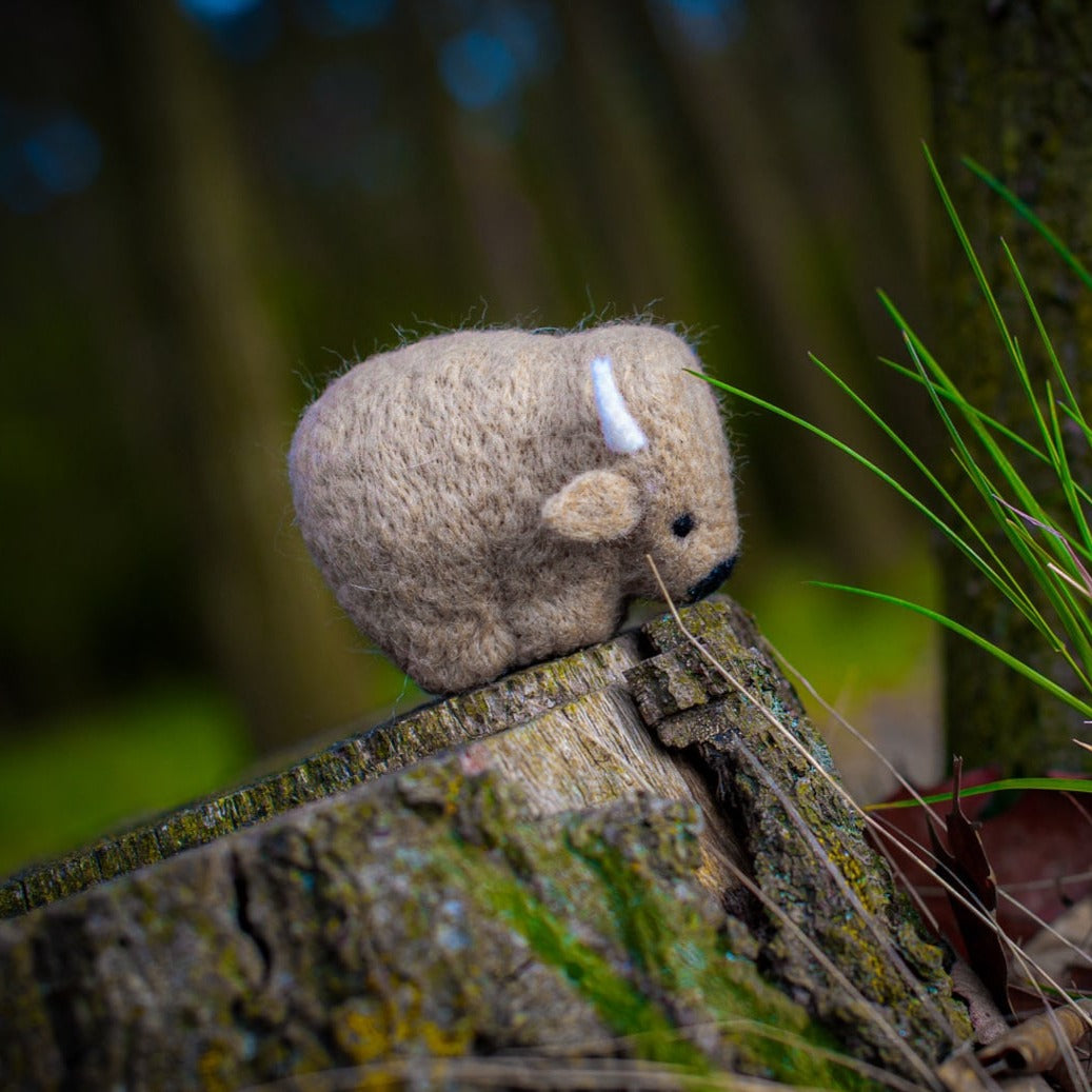 Bison, Needle Felting Kit – Benzie Design