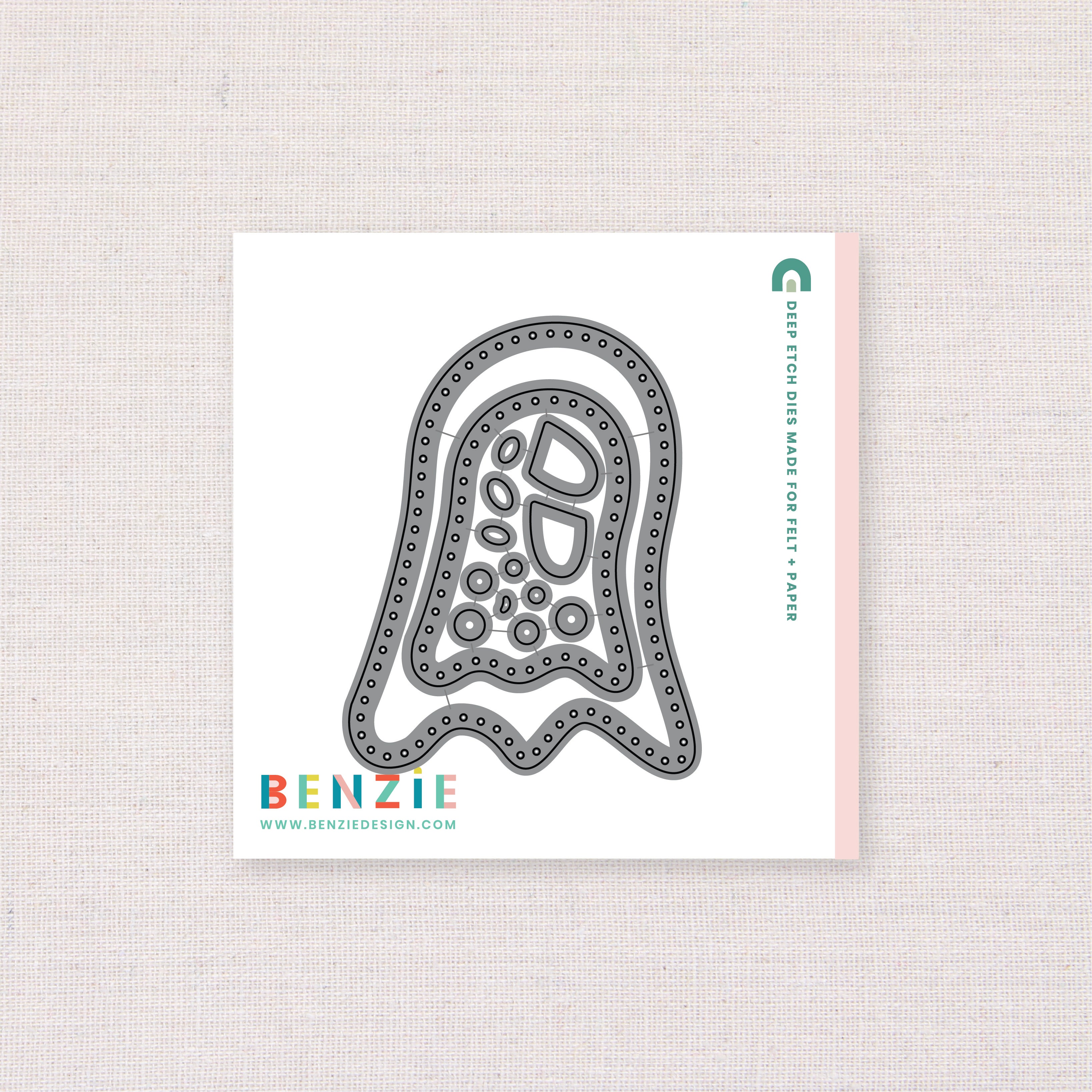 Stitchable Ghost, Deep Etch Die – Benzie Design