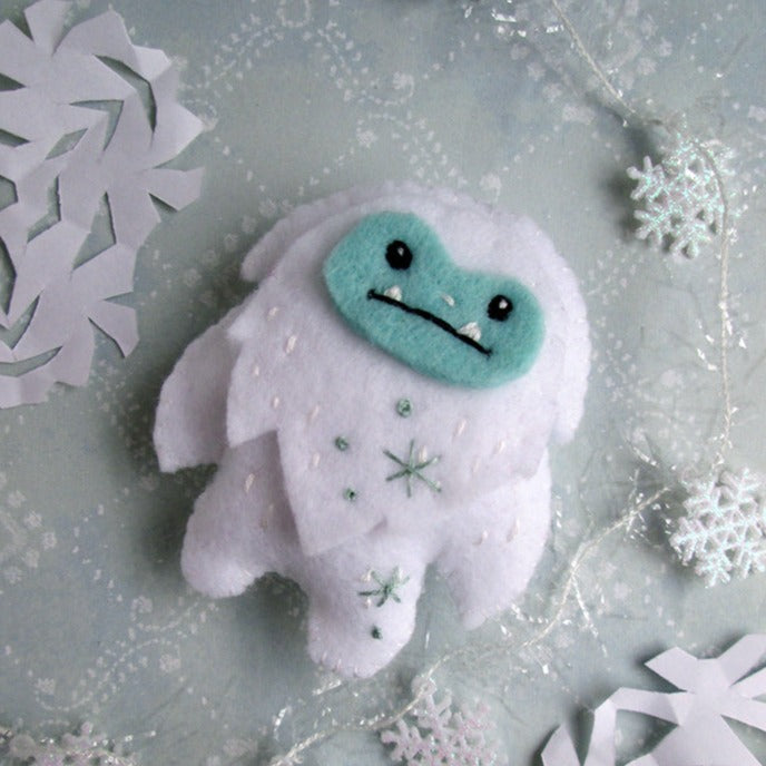 Yeti and Sasquatch Felt Pattern – Benzie Design