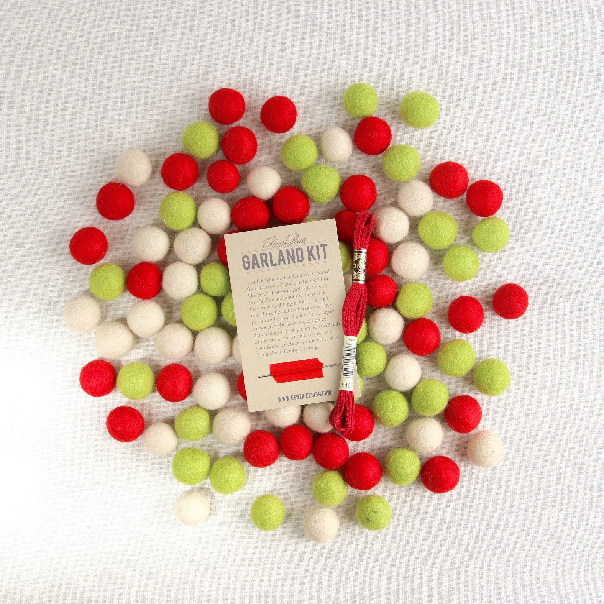 Classic Christmas Felt Balls – Benzie Design