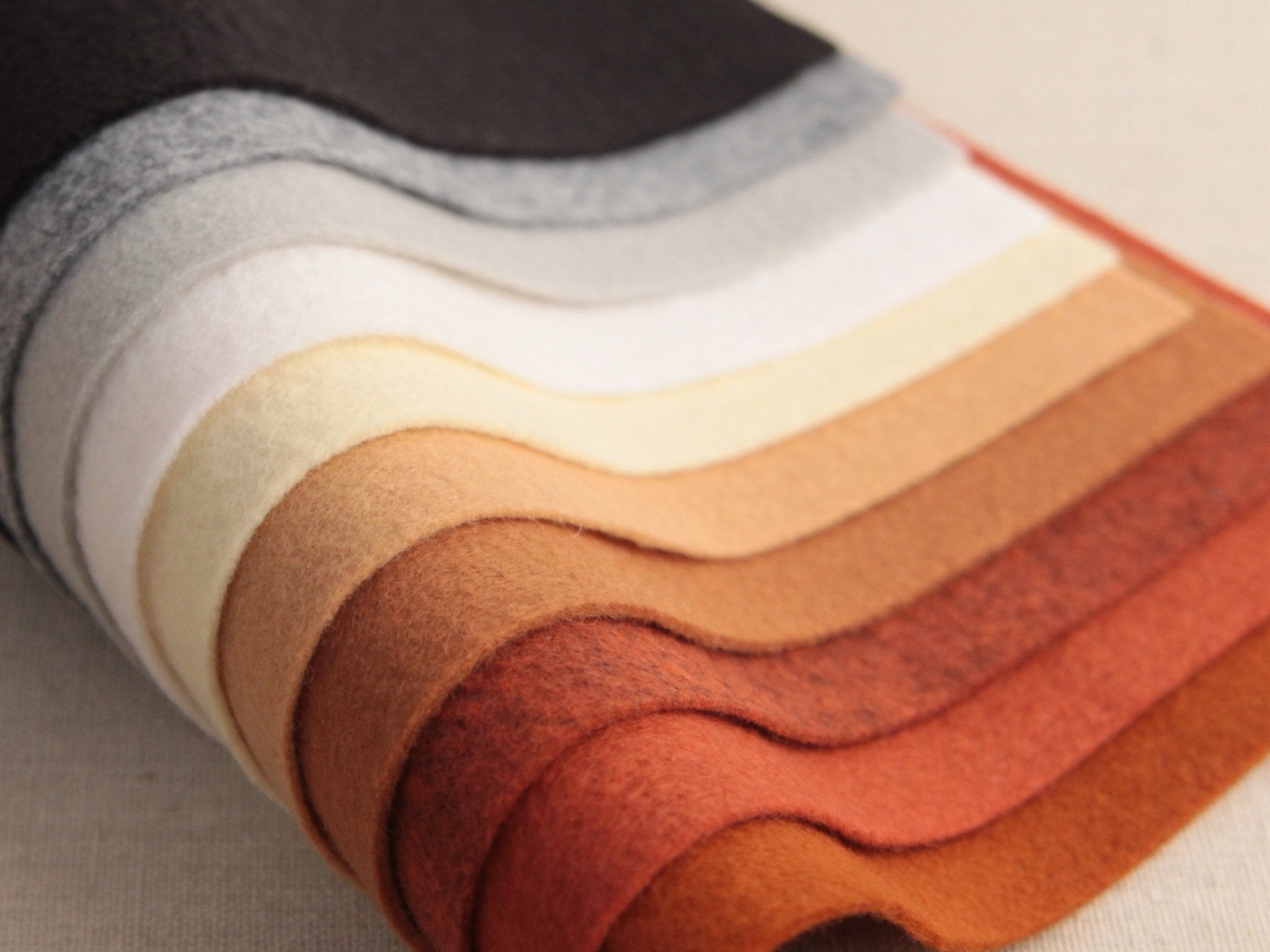 Copper Wool Blend Felt – Benzie Design