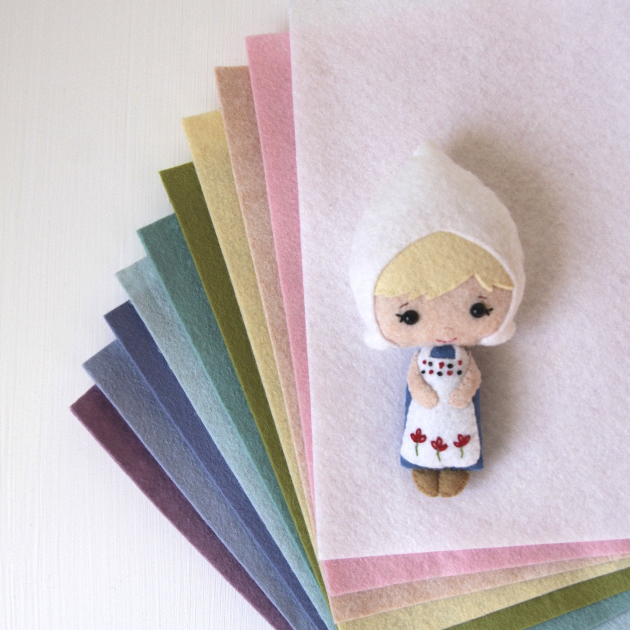 Pink Wool Blend Felt – Benzie Design