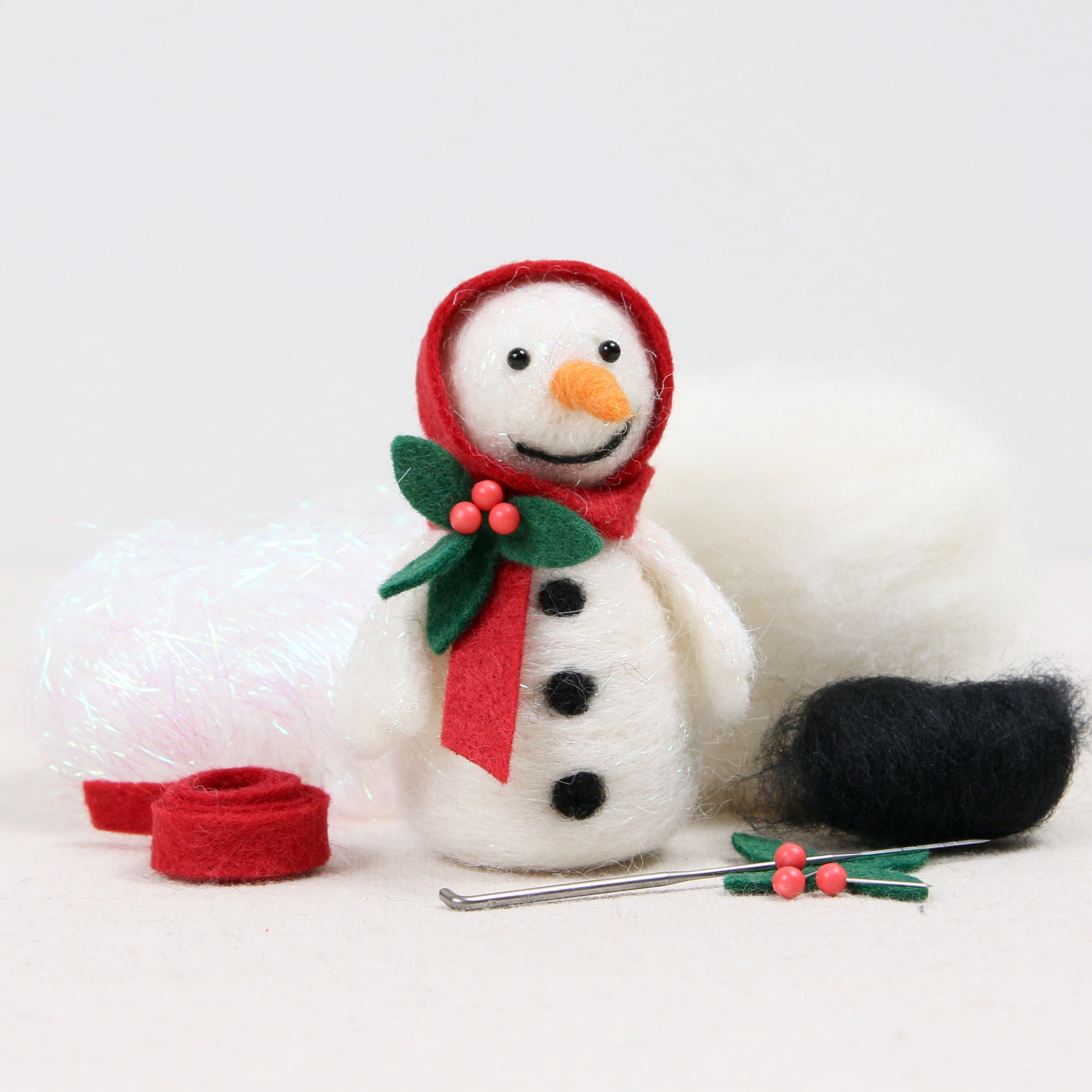 Needle Felting Kit, Sorina Snowman – Benzie Design