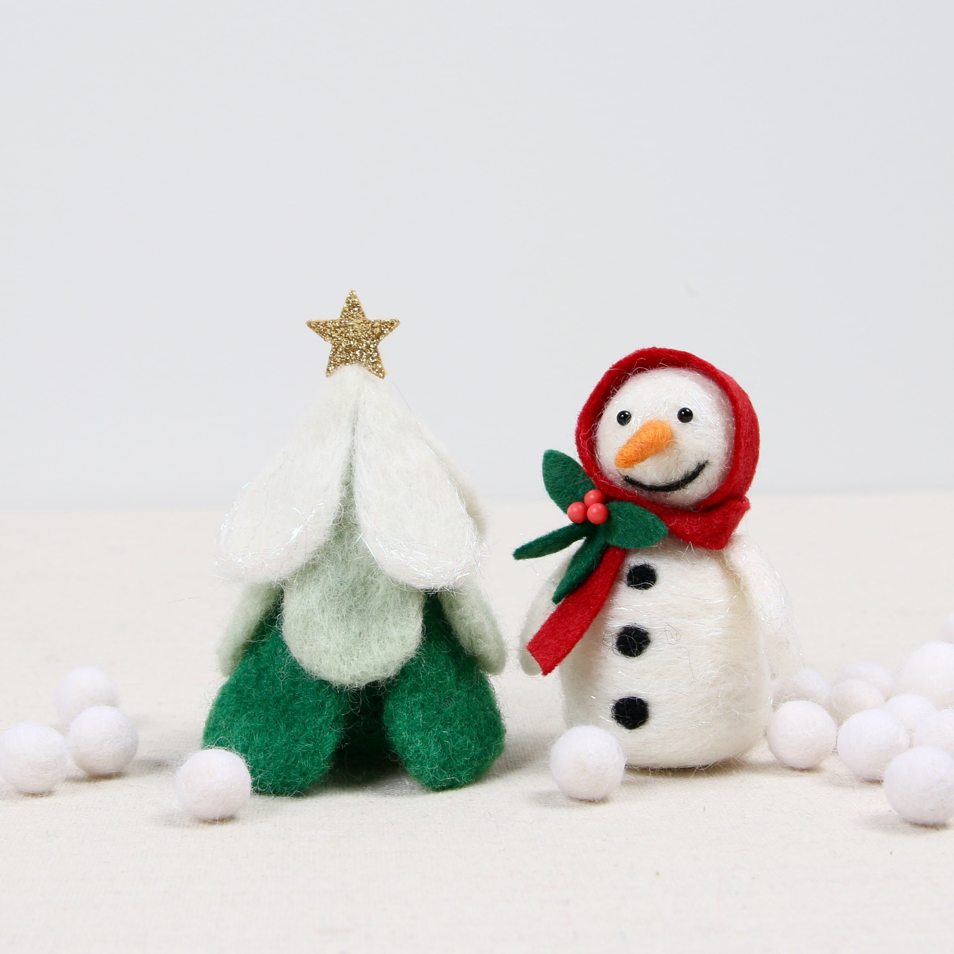 Needle Felting Kit, Sorina Snowman – Benzie Design