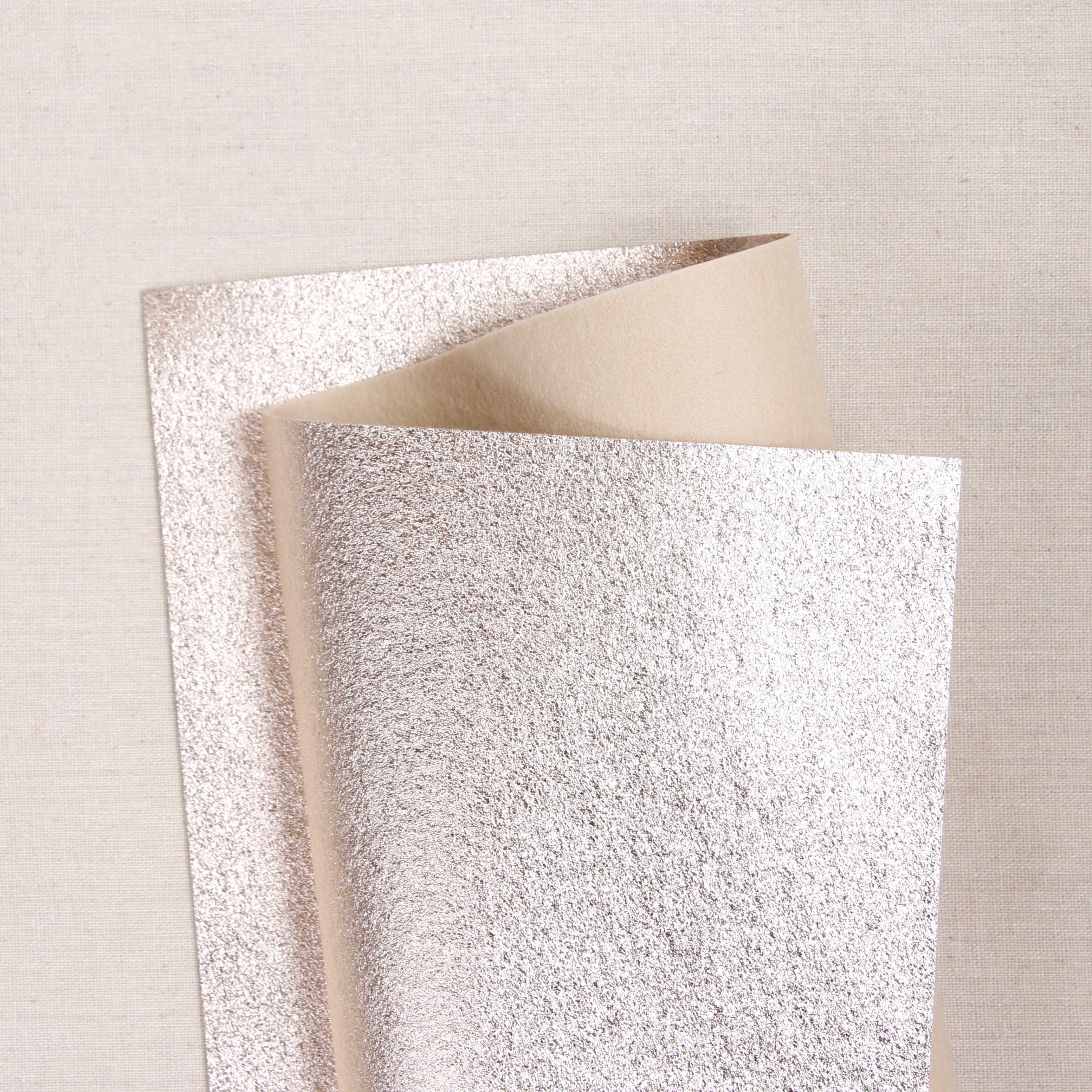 Champagne Metallic Felt – Benzie Design
