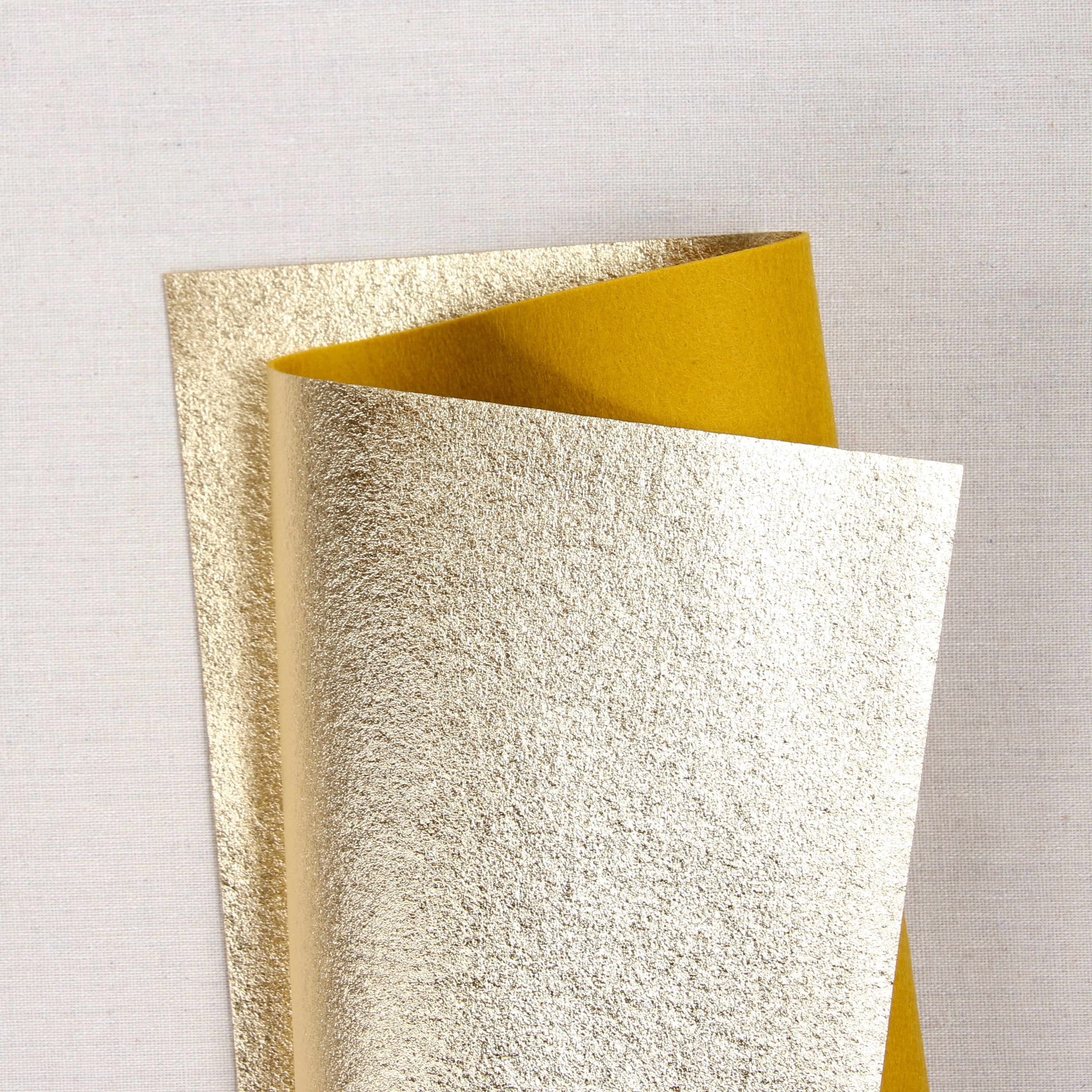 Gold Metallic Felt – Benzie Design