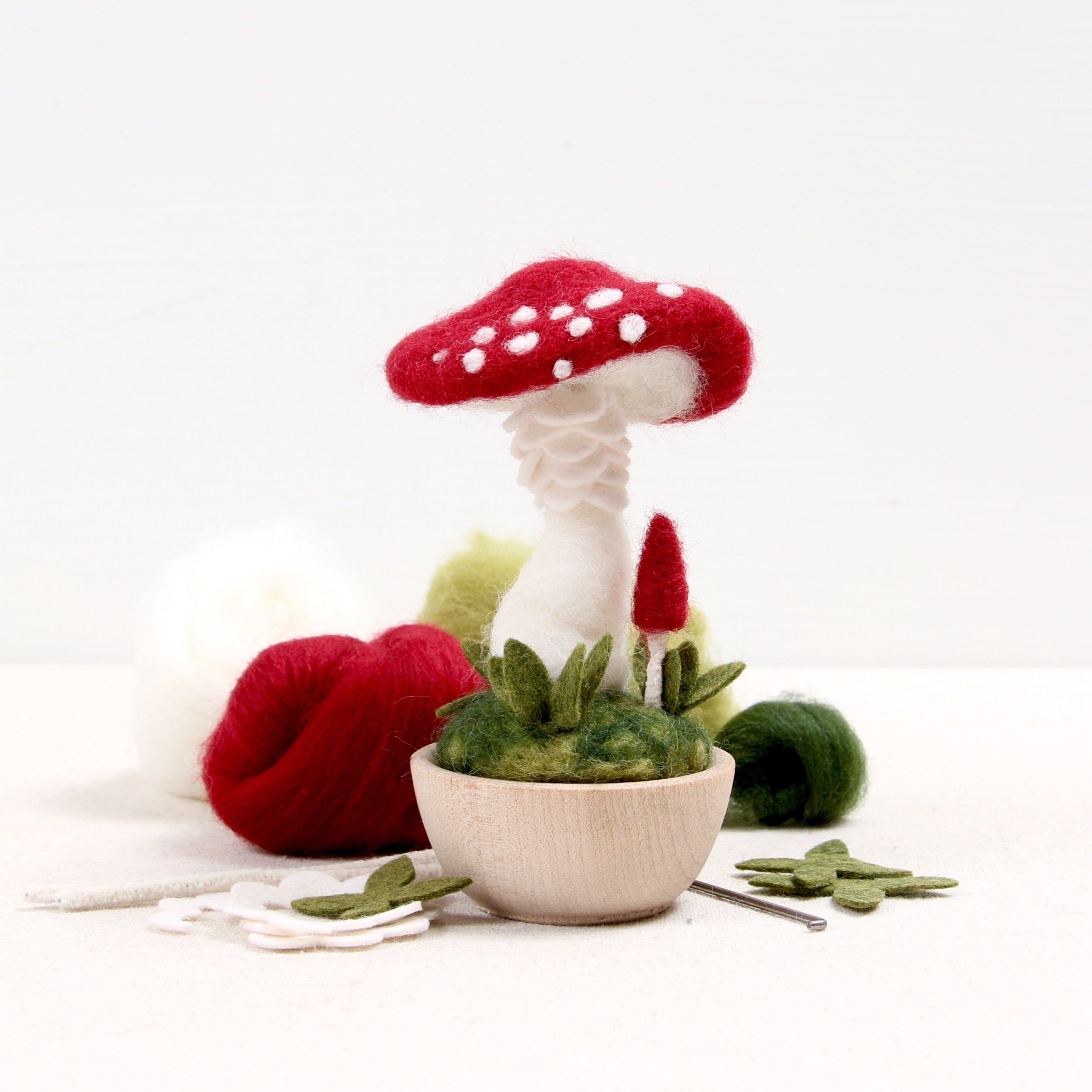 Needle Felting Kit, Crimson Toadstool – Benzie Design