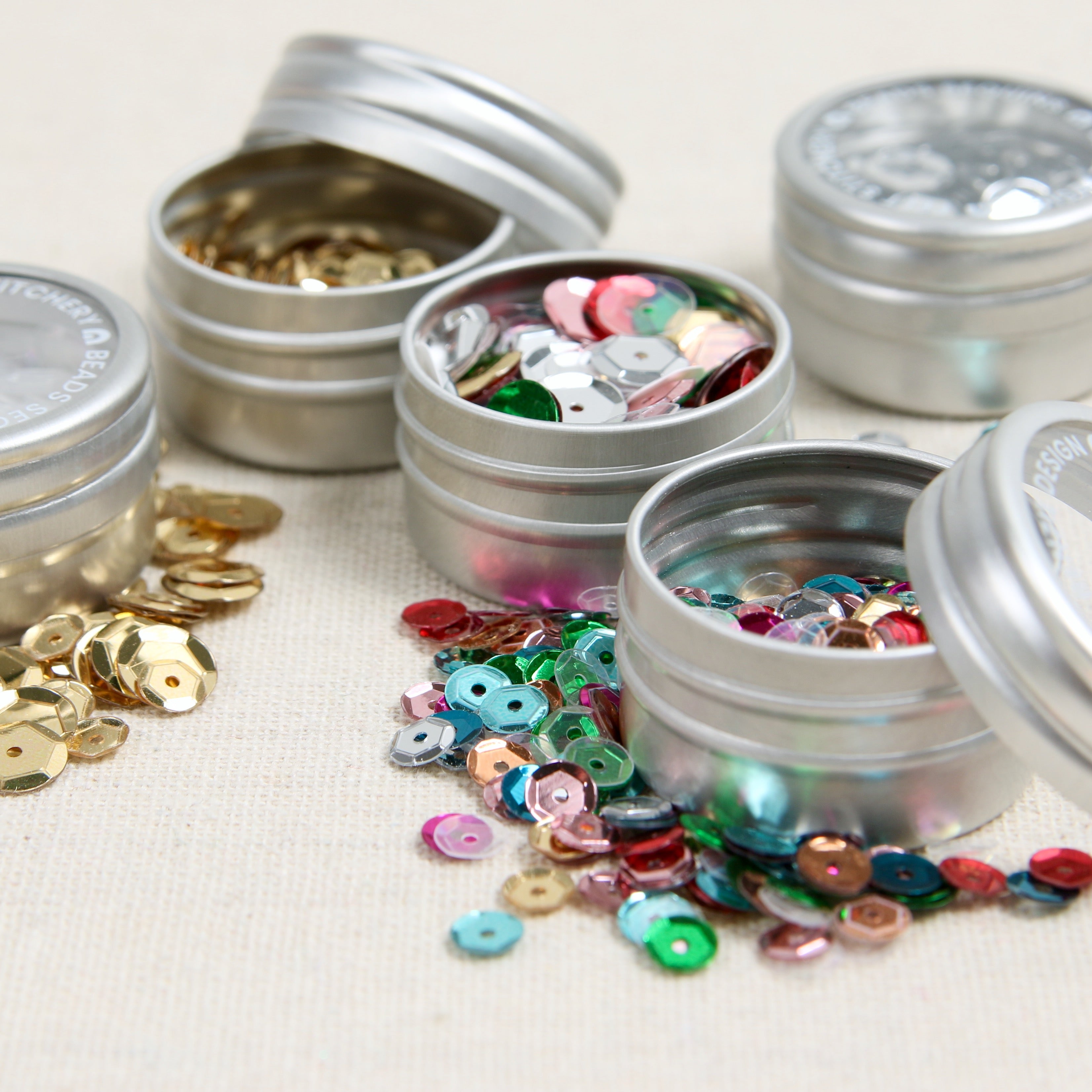 Cupped Sequins, Silver – Benzie Design