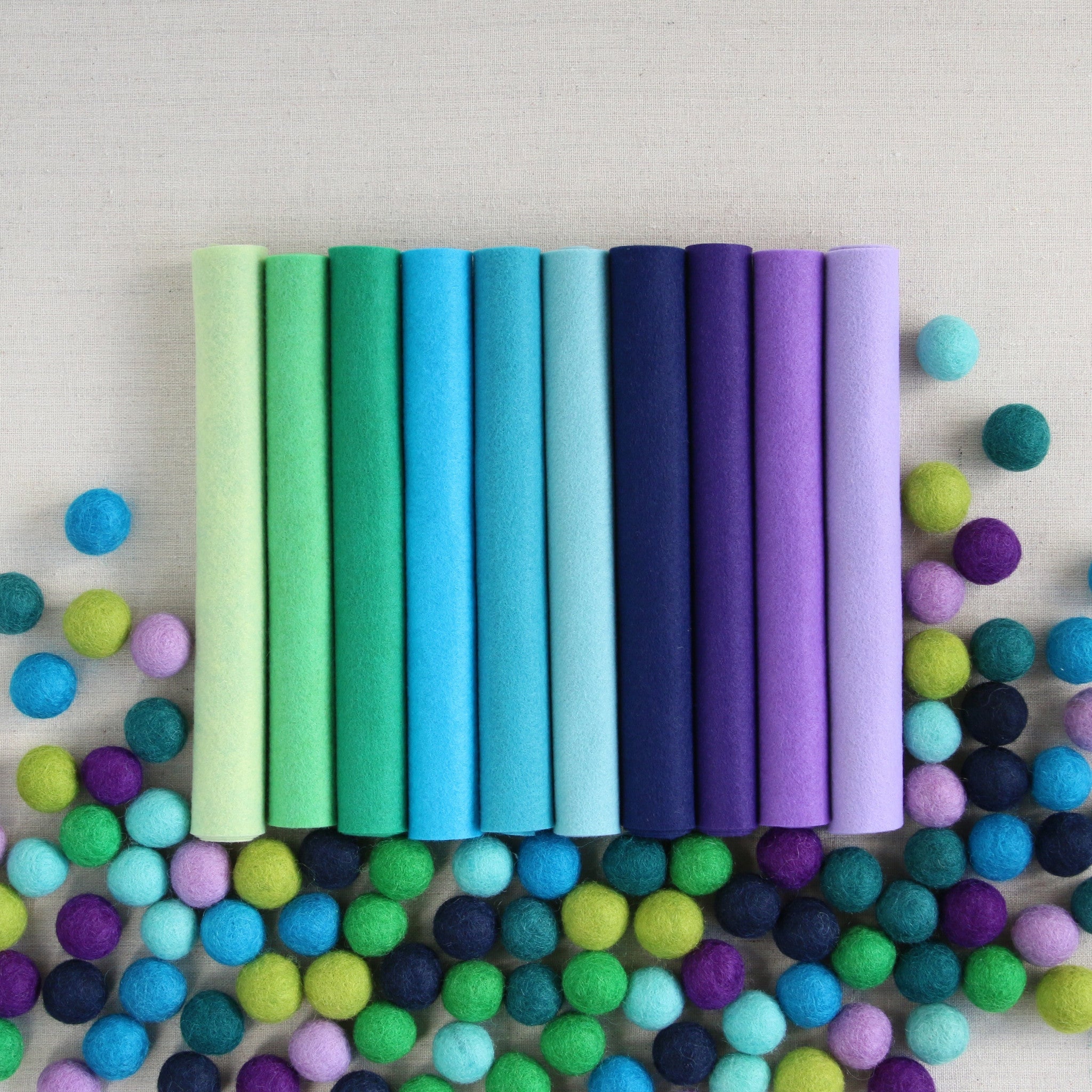 Cyan Wool Blend Felt, Benzie Reserve Color – Benzie Design