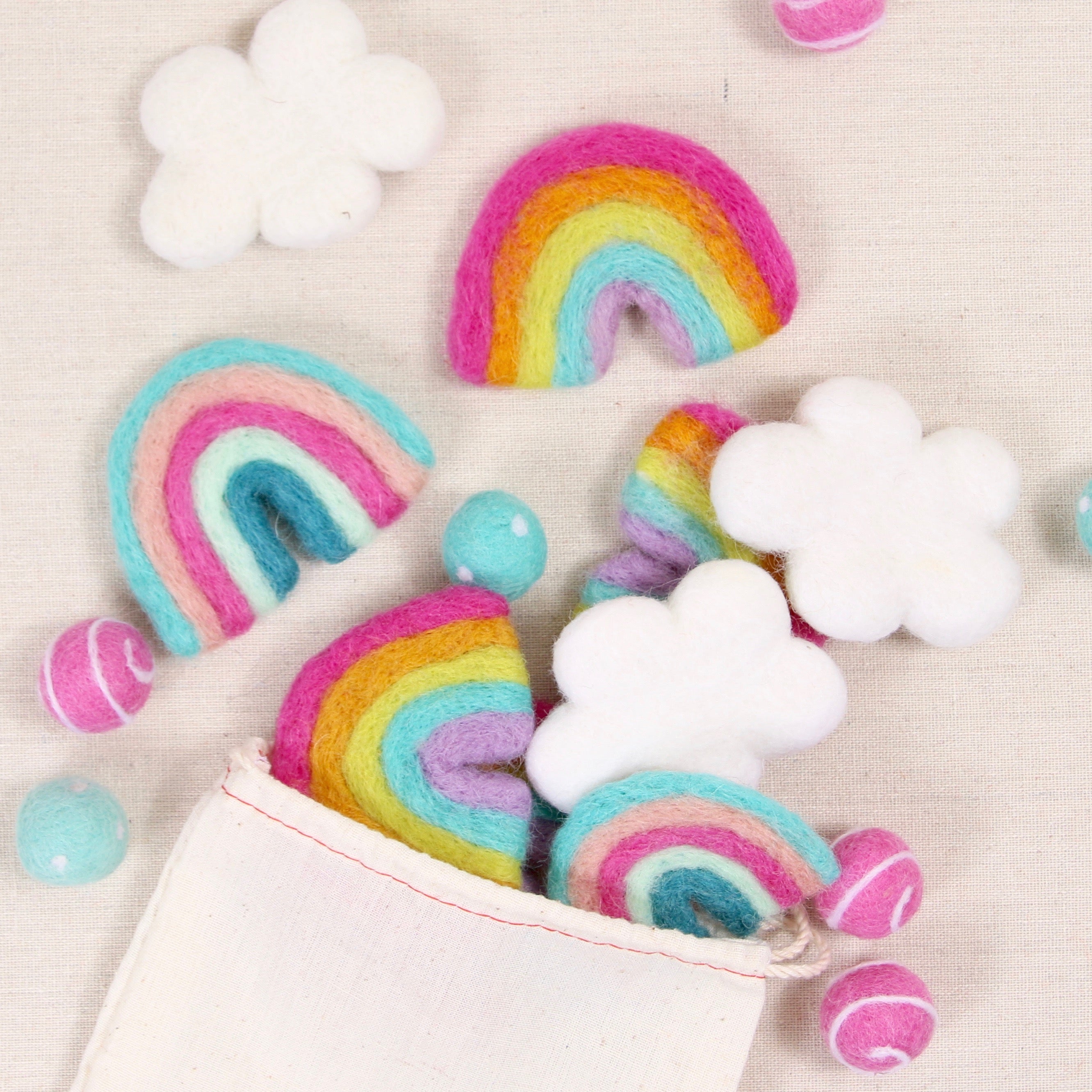 Felt Clouds in White – Benzie Design