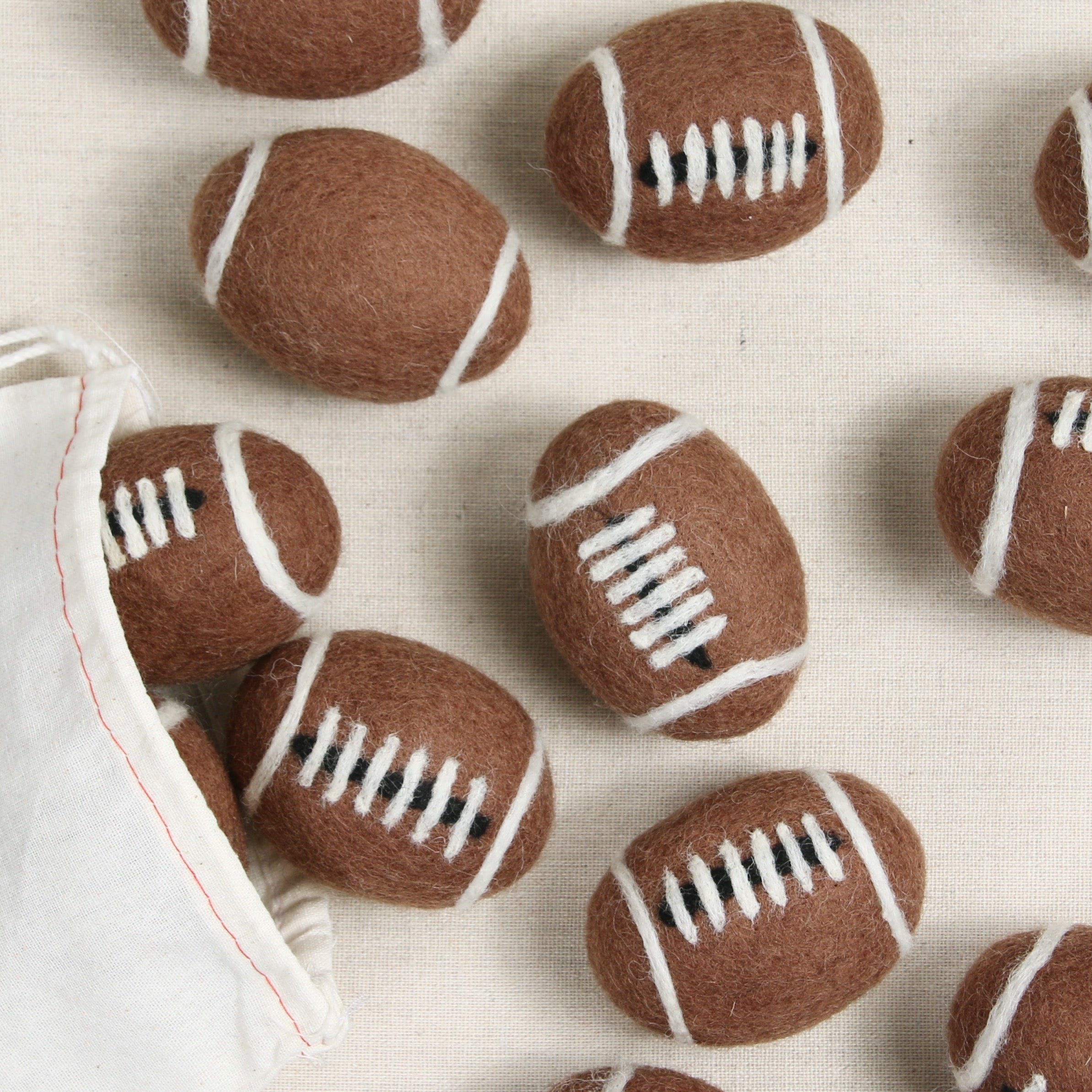 Football, Felted Shape – Benzie Design