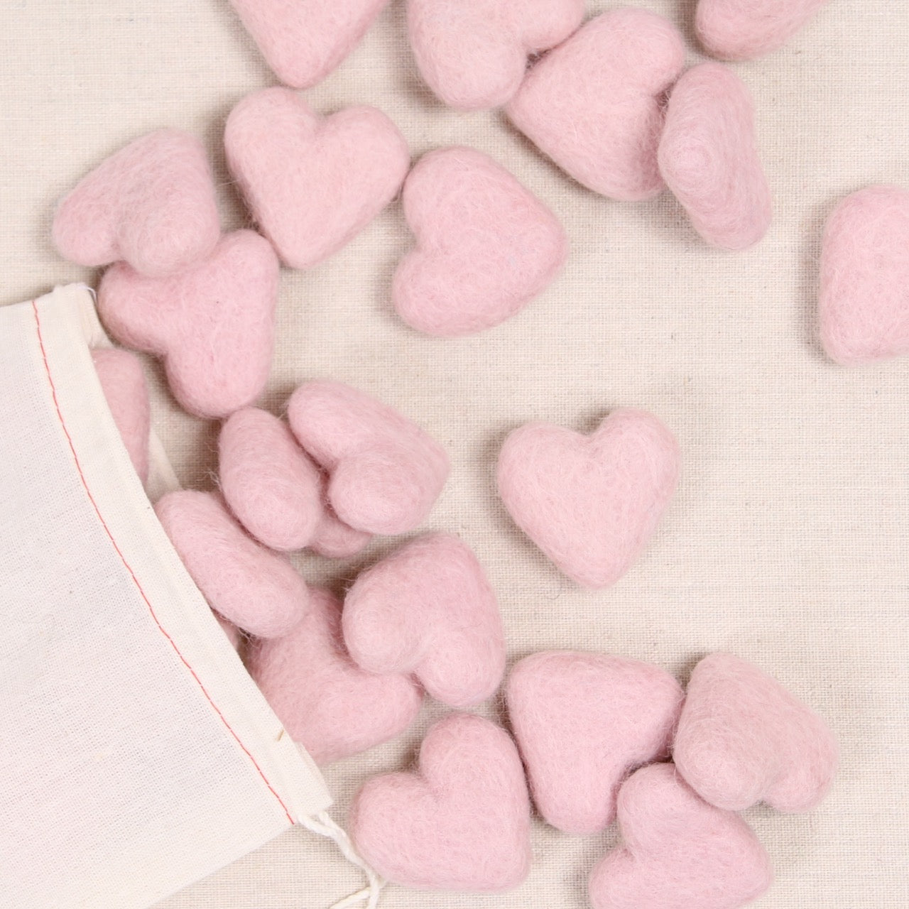 Felt Hearts, Peony – Benzie Design