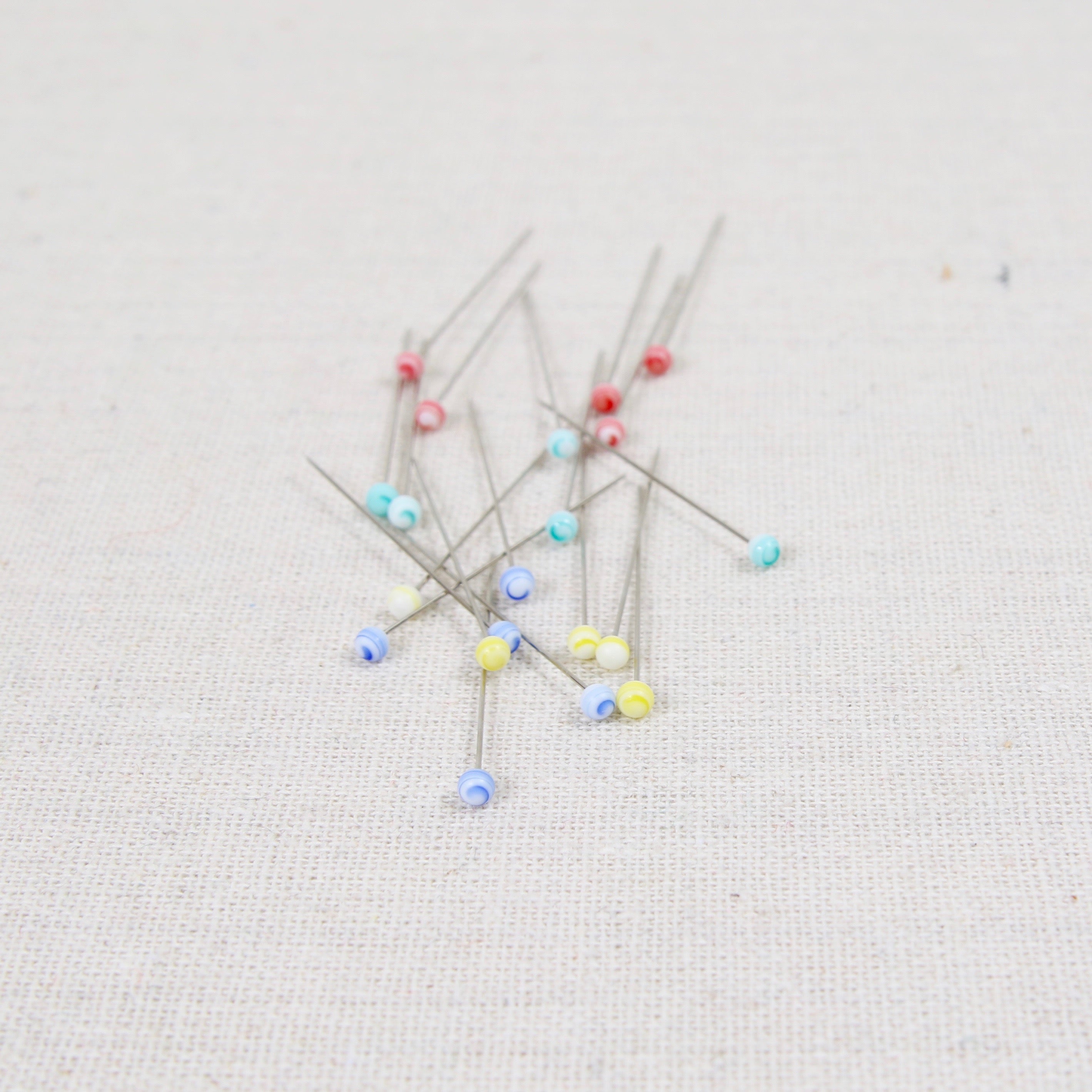 Marbled Glass Head Pins – Benzie Design